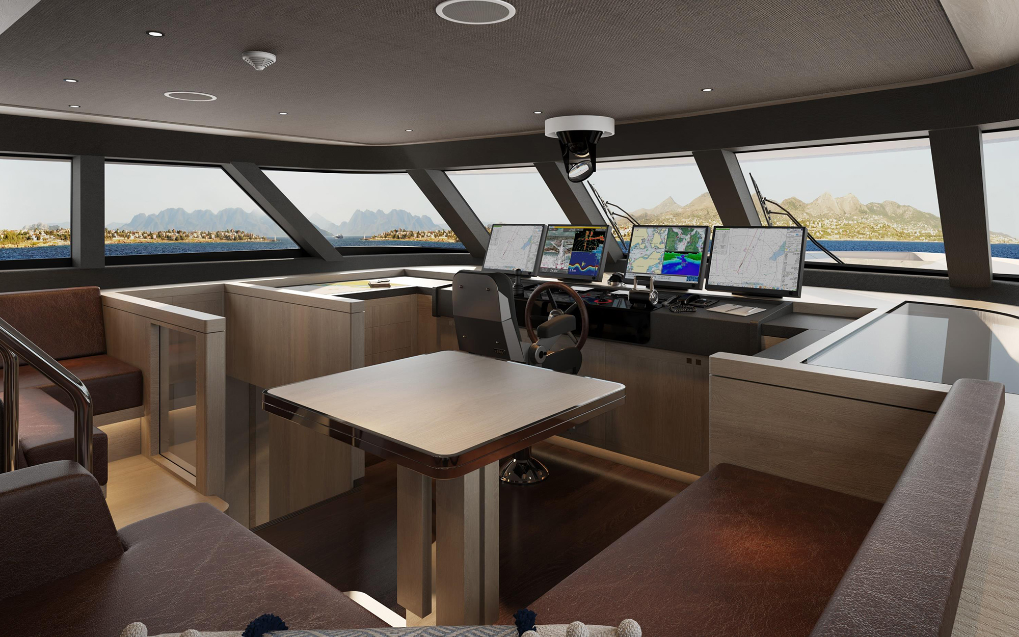 Wheelhouse Image Gallery - Star superyacht Wheelhouse - Wheelhouse ...